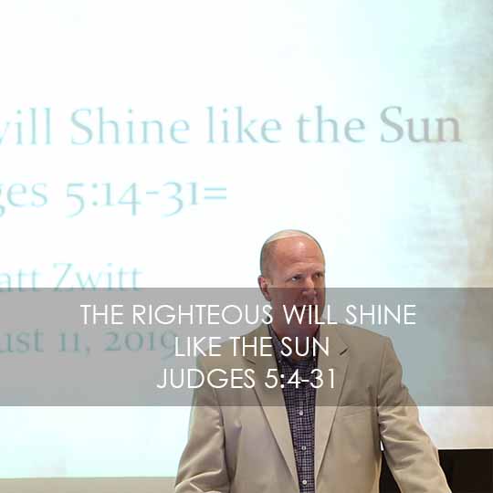 The Righteous will Shine like the Sun - Chinese Southern Baptist Church ...