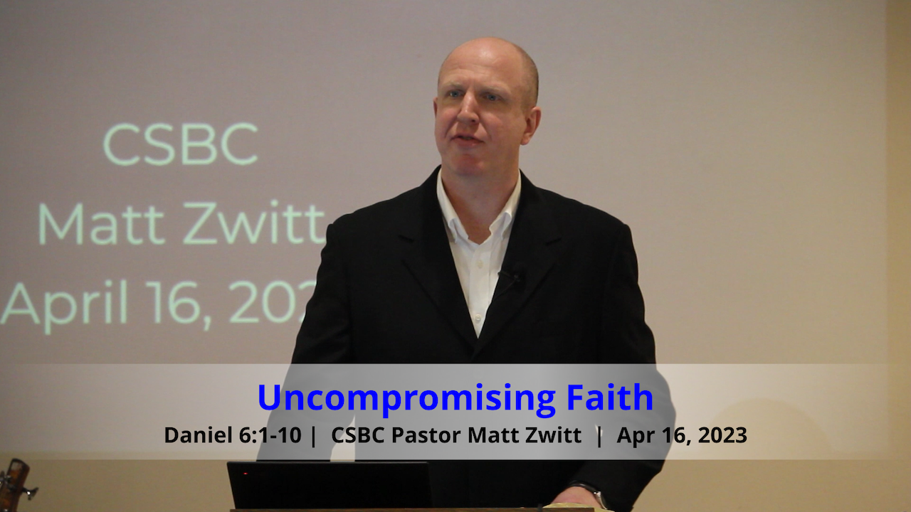 Uncompromising Faith - Chinese Southern Baptist Church | English Ministry